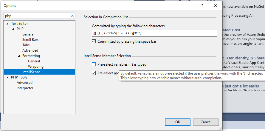 Easier way to autocomplete - PHP Tools Community Forum | DEVSENSE